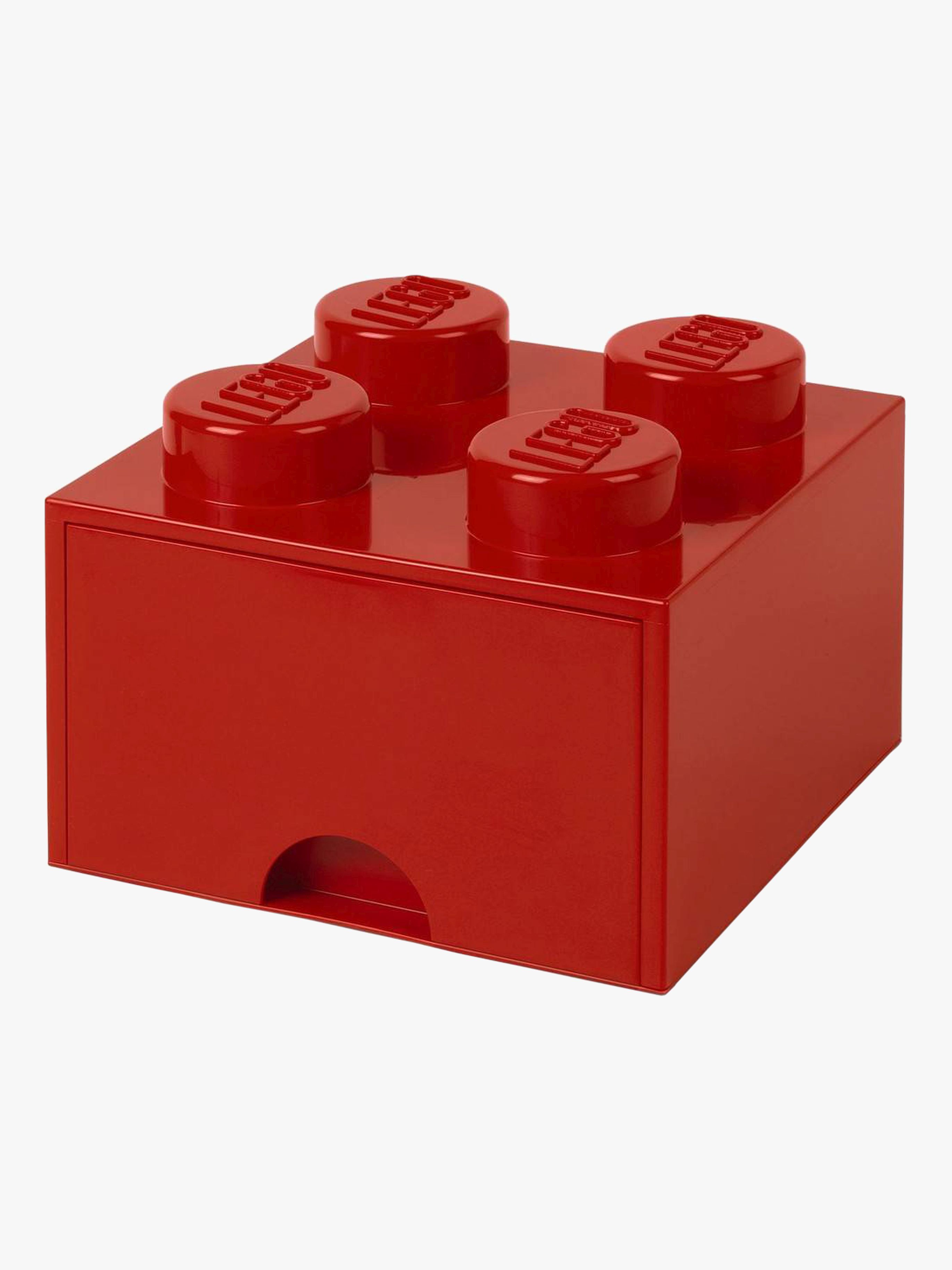 Kjøp LEGO Oppbevaringsboks med Skuff 4, Rød