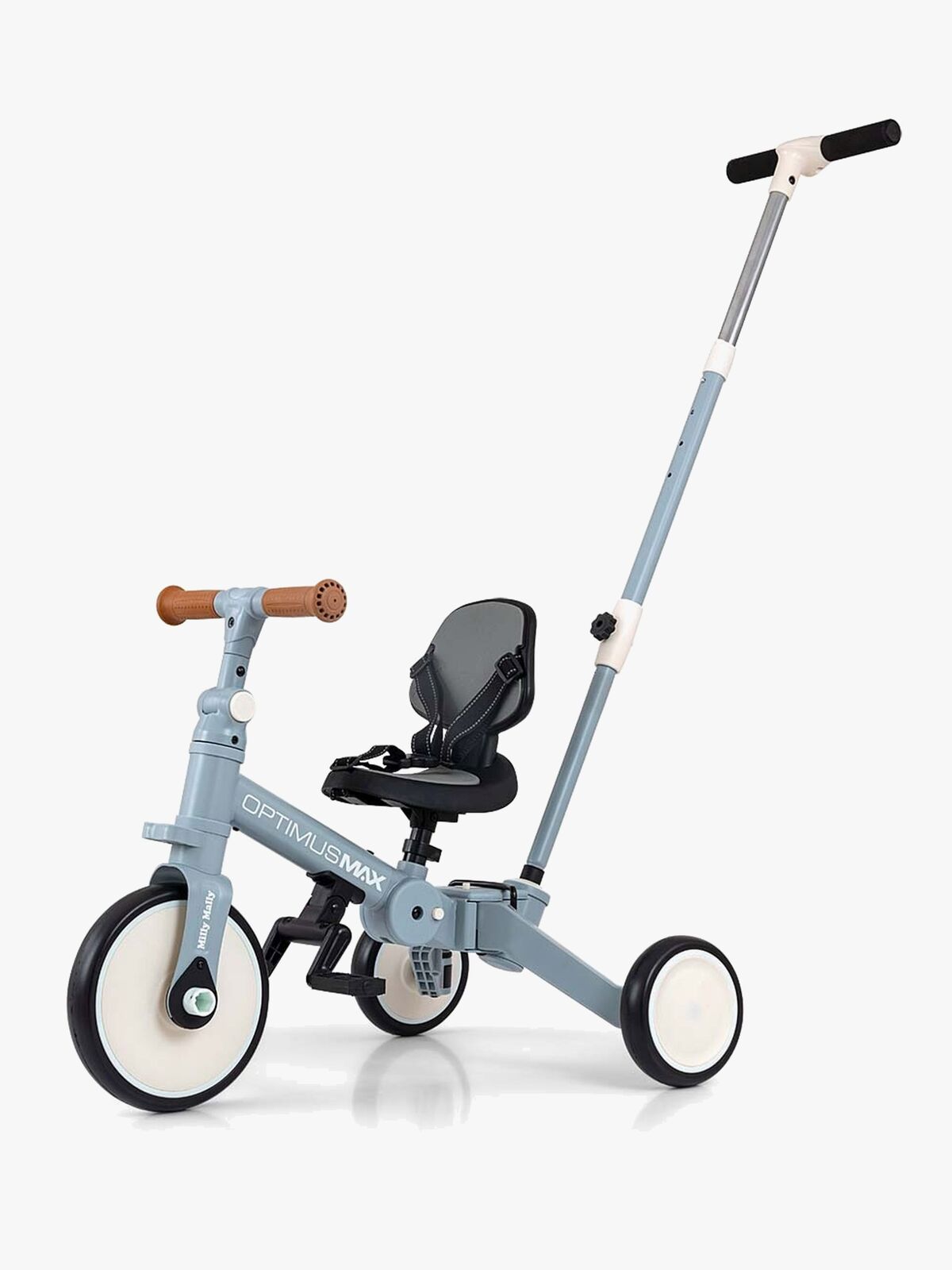 Kjøp Milly Mally Optimus Max Trehjulssykkel 4-in-1, Denim