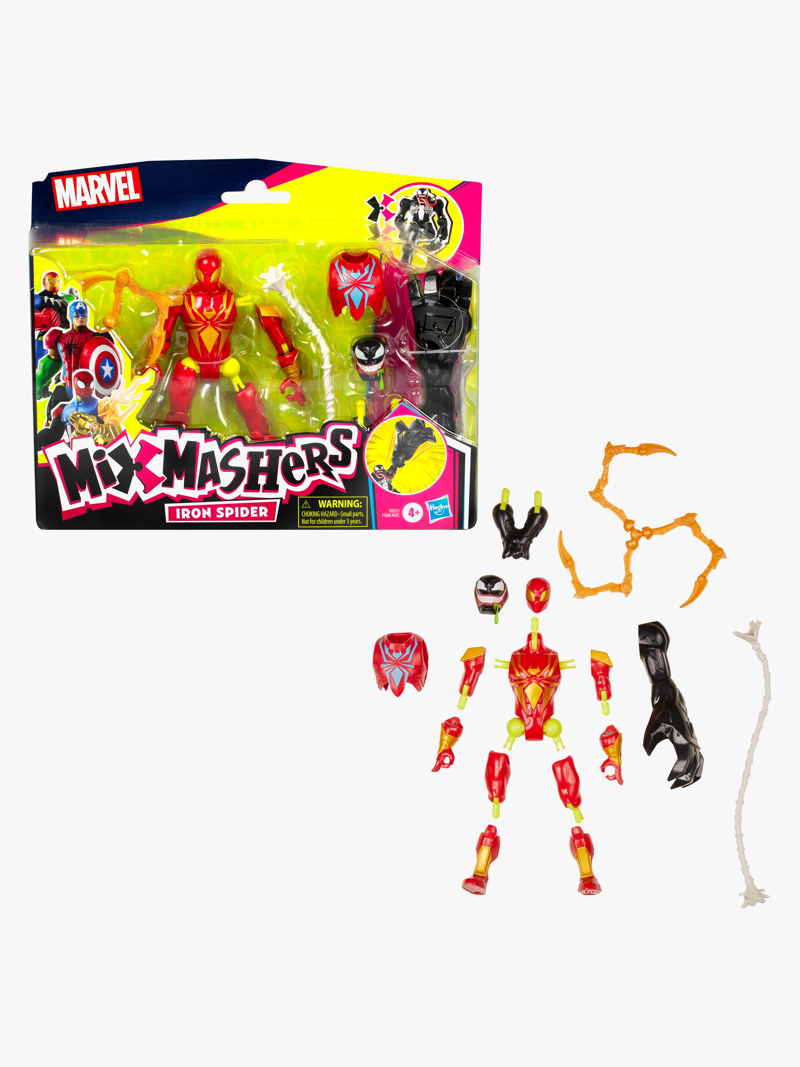 Kjøp Marvel Spider-Man Mixmashers Figur Iron Spider Delux