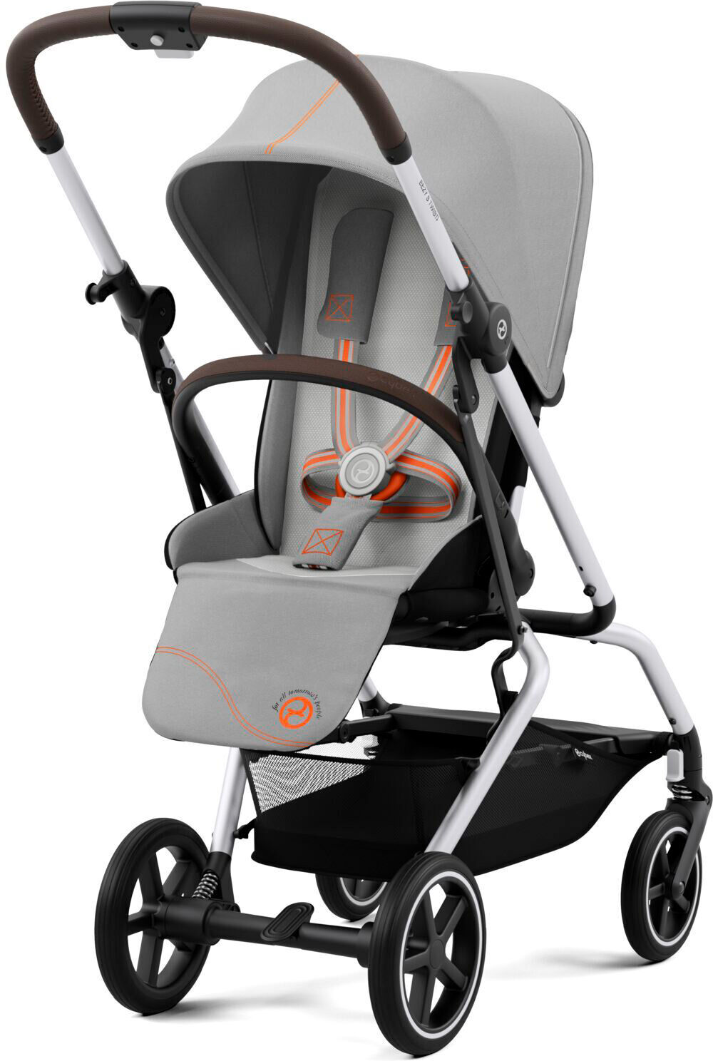 Kjøp Cybex Easy S Twist+ 2 Trille, Silver/Lava Grey | Jollyroom