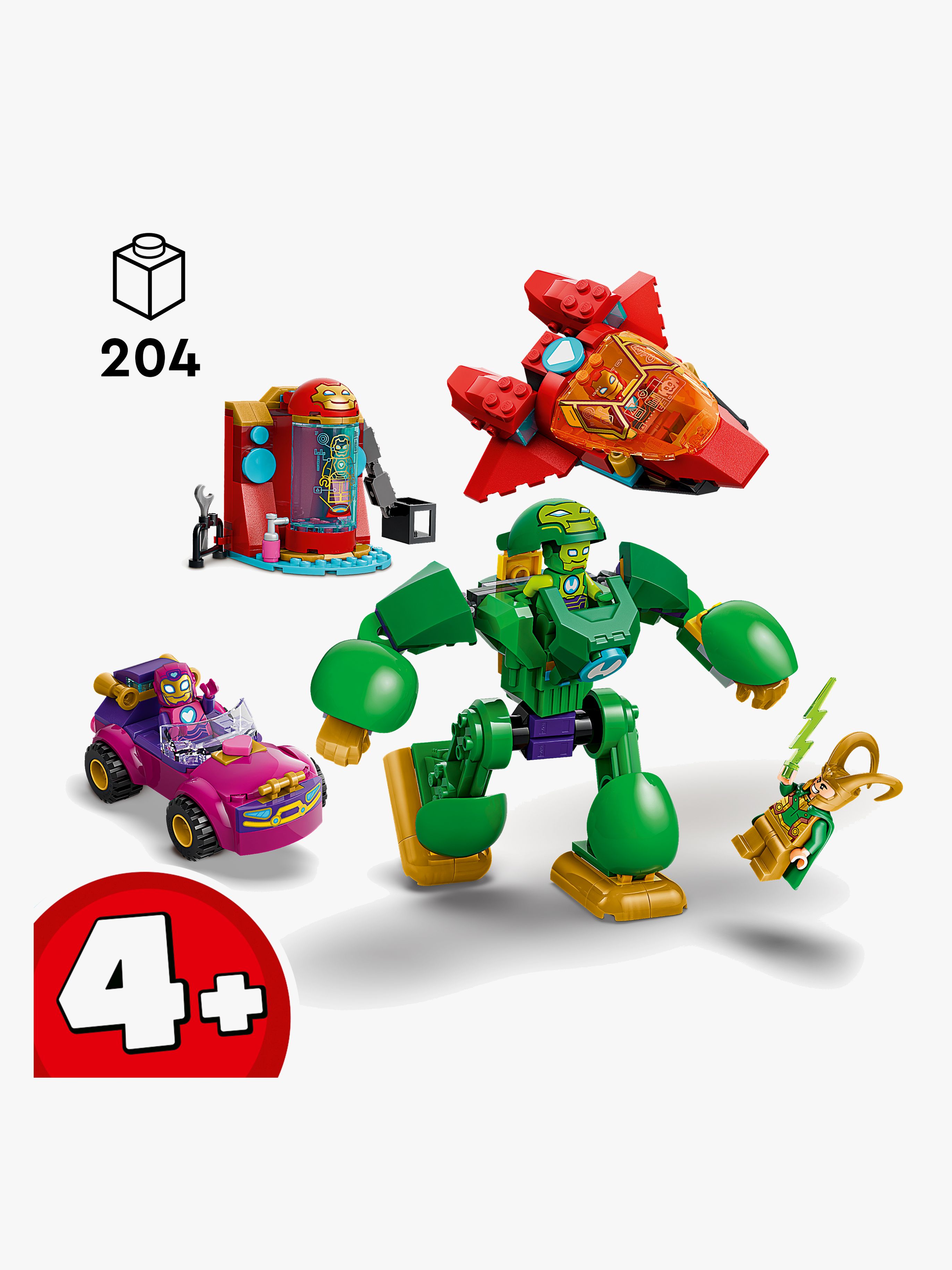 Kjøp LEGO Disney Junior Marvel 11211 Loki mot Team Iron Man