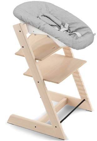 Kjøp Stokke Tripp Trapp Stol inkl. Newborn Set, Natural/Grey