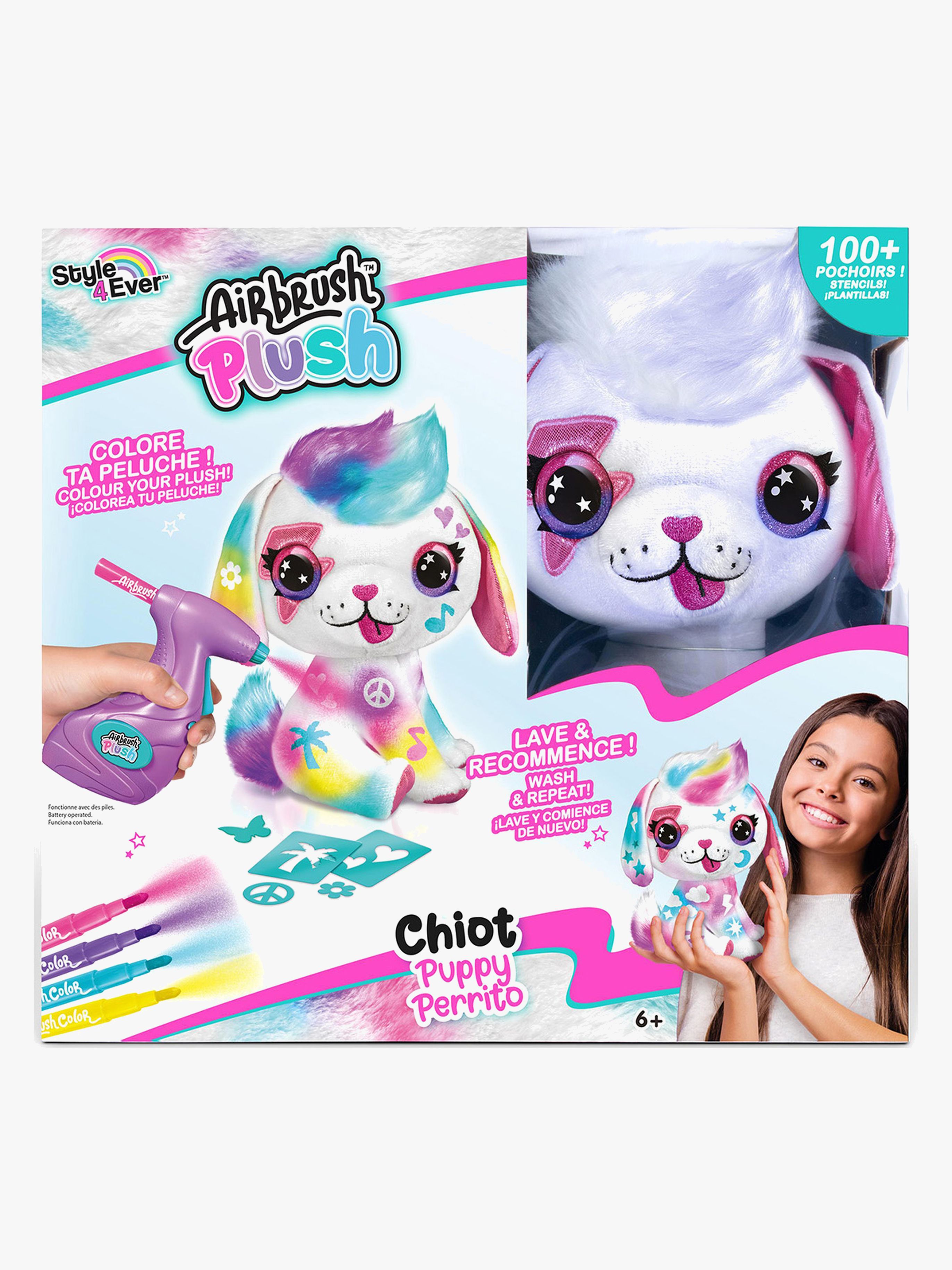 Kjøp Style 4 Ever Airbrush Plush Kosedyr Hundevalp