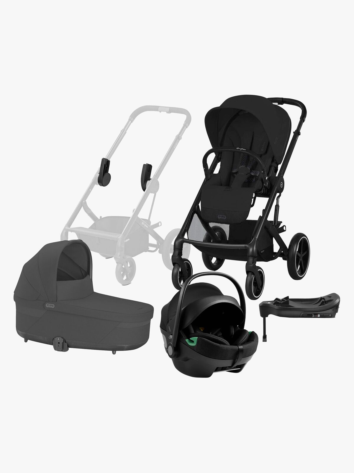 Kjøp Cybex BALIOS S Lux Duovogn inkl. Axkid GOKID Babybilstol & Base ...