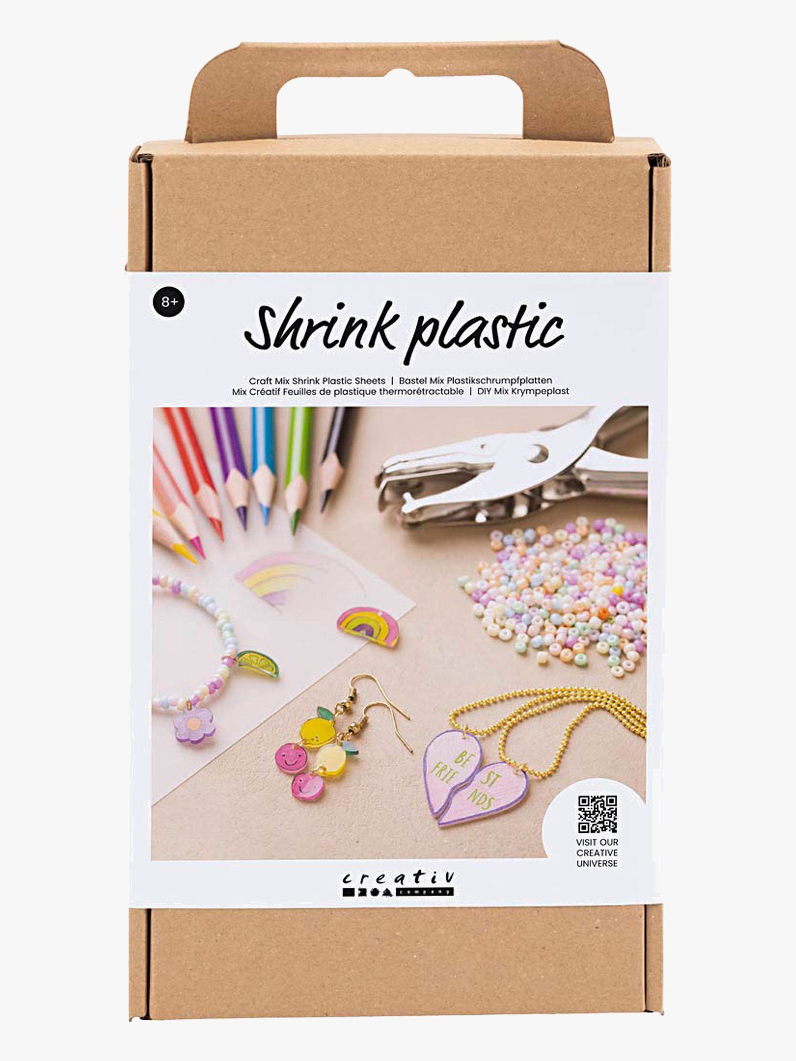 Kjøp Creativ Company Krympeplast DIY-sett Øreringer & Halskjeder