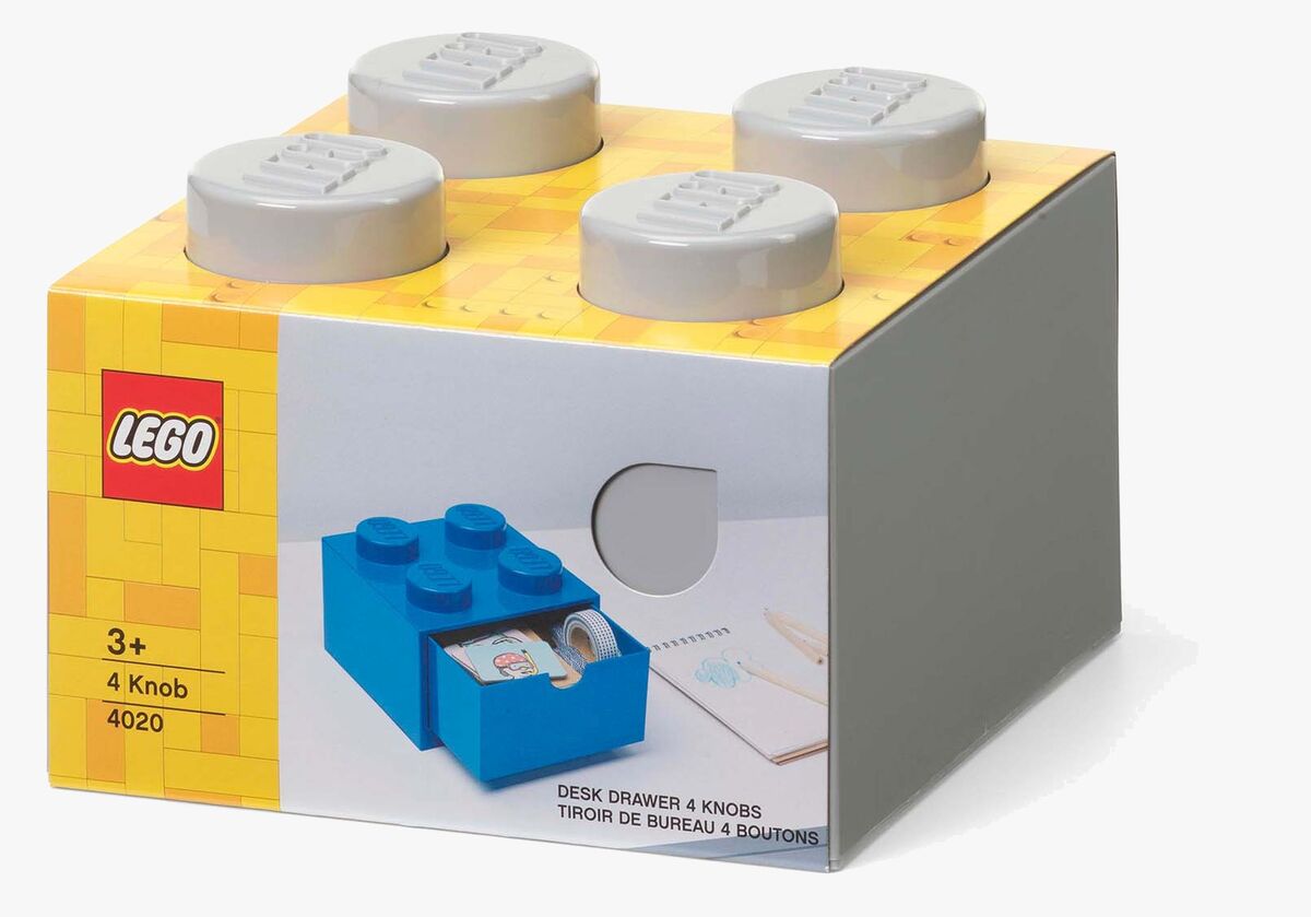 Kjøp LEGO Oppbevaring med Skuff 4, Grå