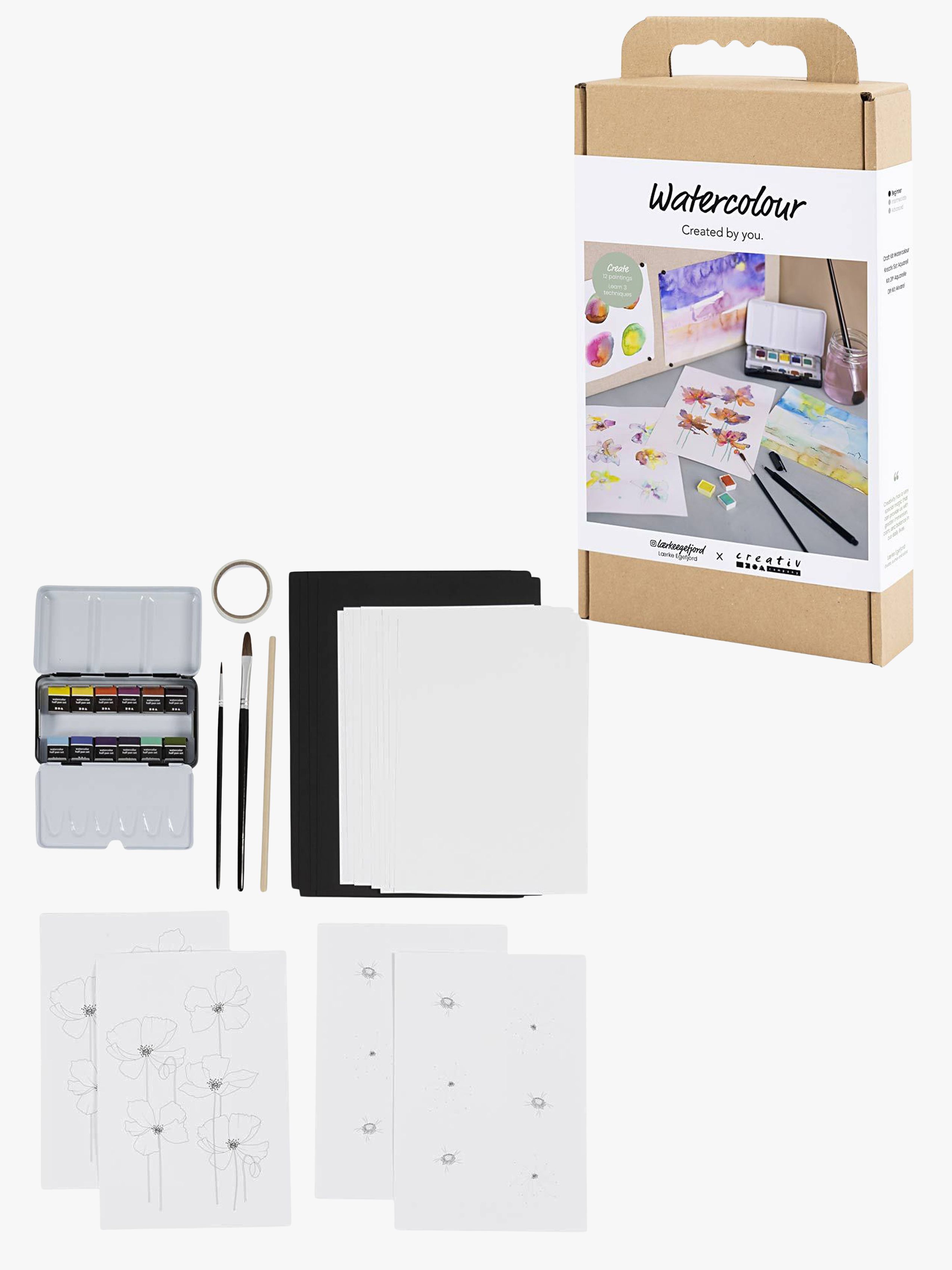 Kjøp Creativ Company Hobbysett DIY Akvarell