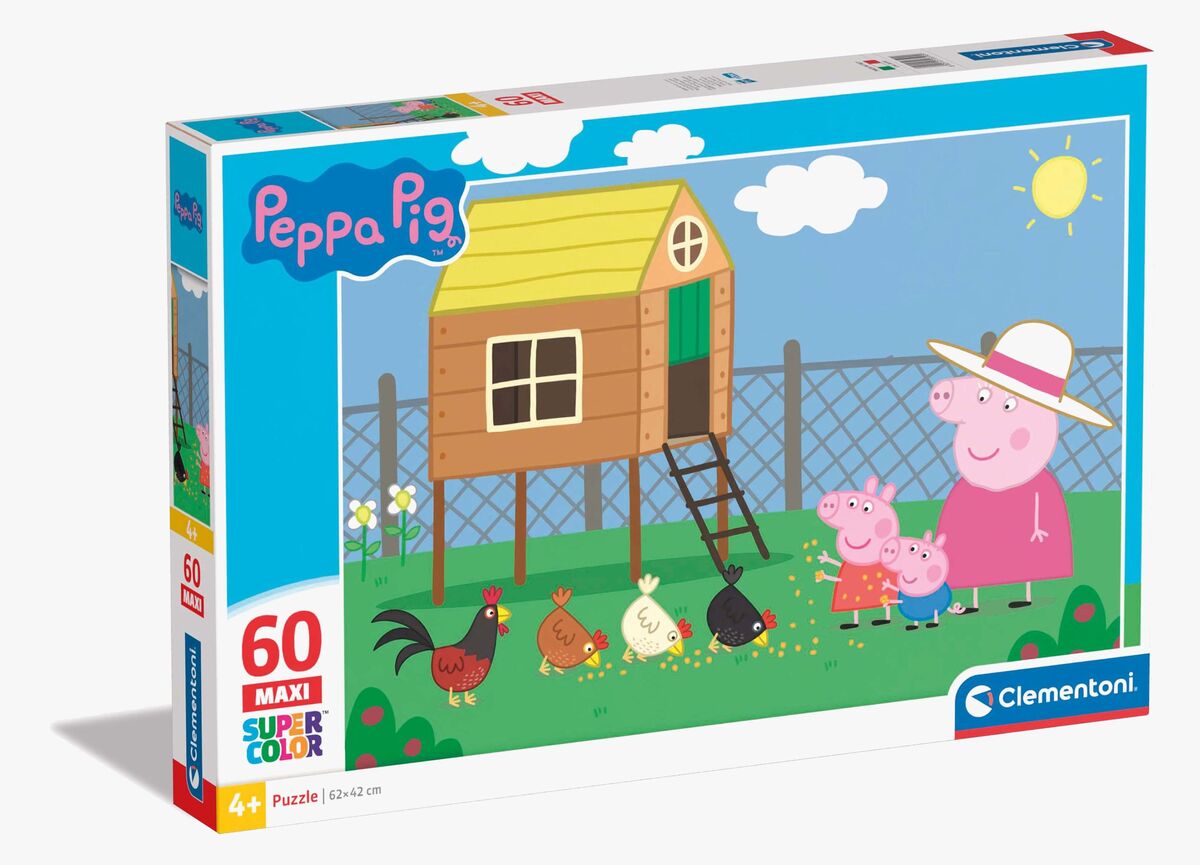 Kjøp Clementoni Maxi Peppa Pig-puslespill 60 Brikker