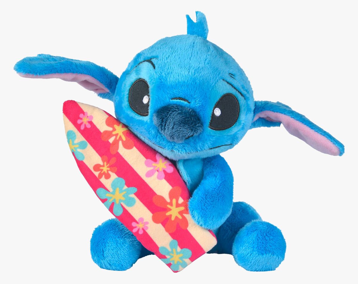 Kjøp Disney Lilo & Stitch Kosedyr Stitch med Surfebrett 25 cm