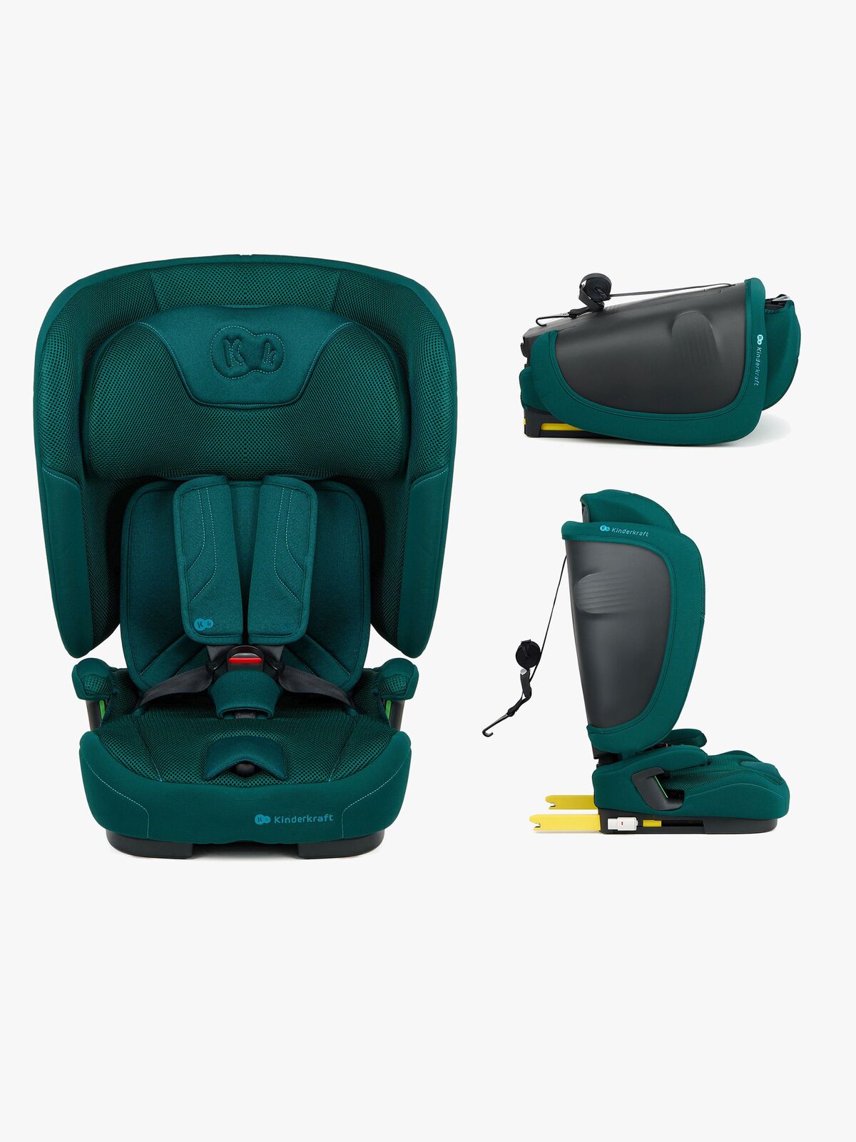 Kjøp Kinderkraft FIX2GO i-Size Bilstol, Green
