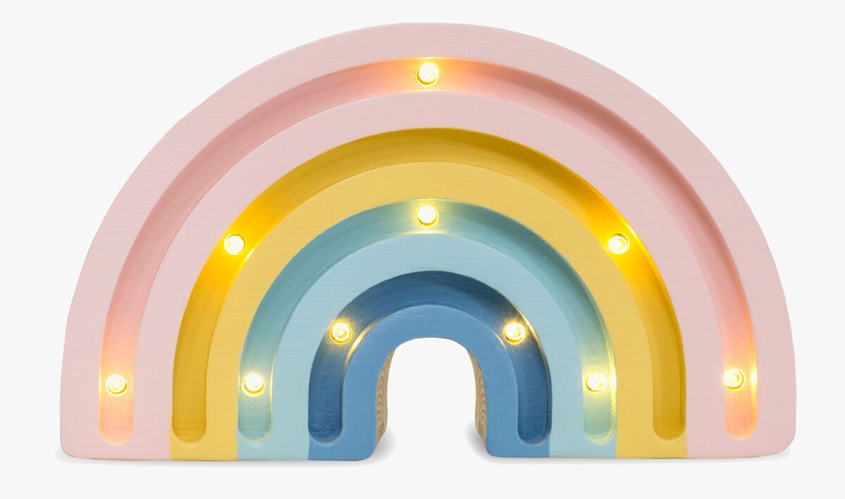 Kjøp Little Lights Mini Lampe Regnbue, Retro