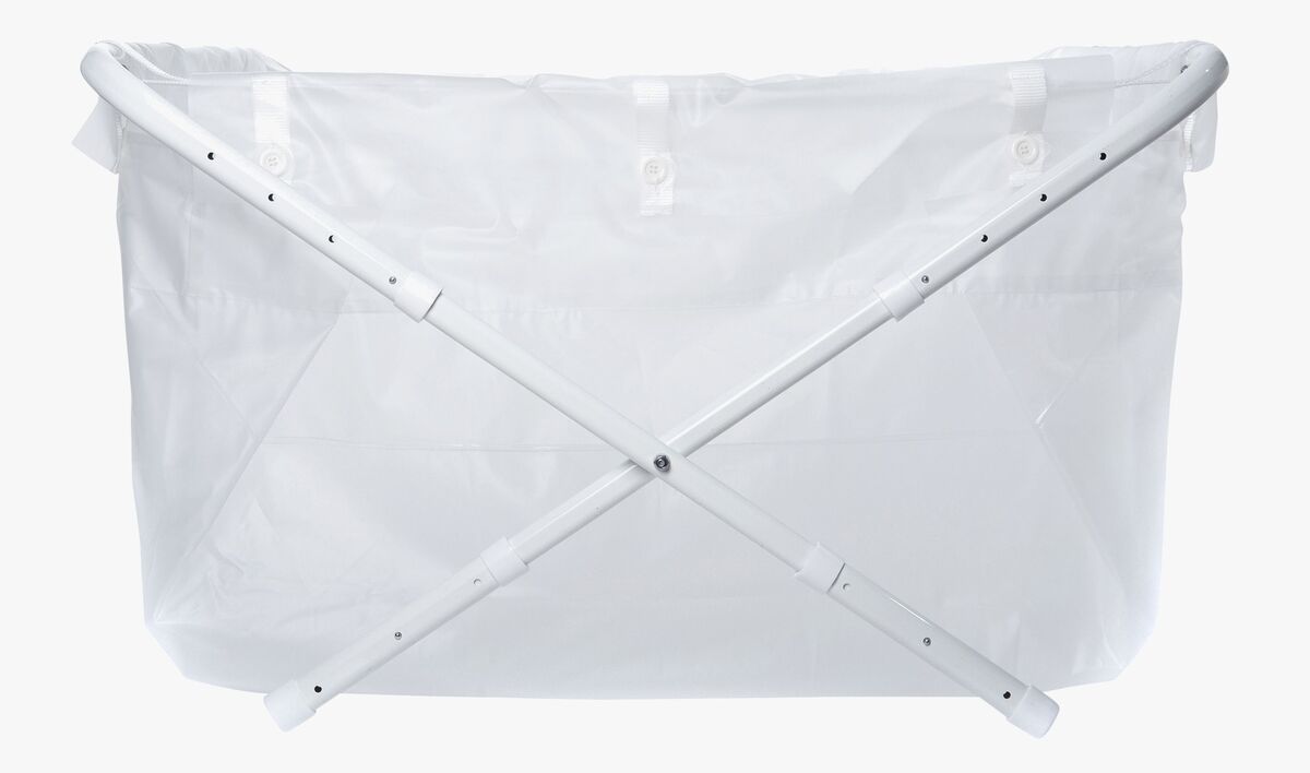 Kjøp BiBaBad Flexi Sammenleggbart Badekar 80-100 cm Transparent