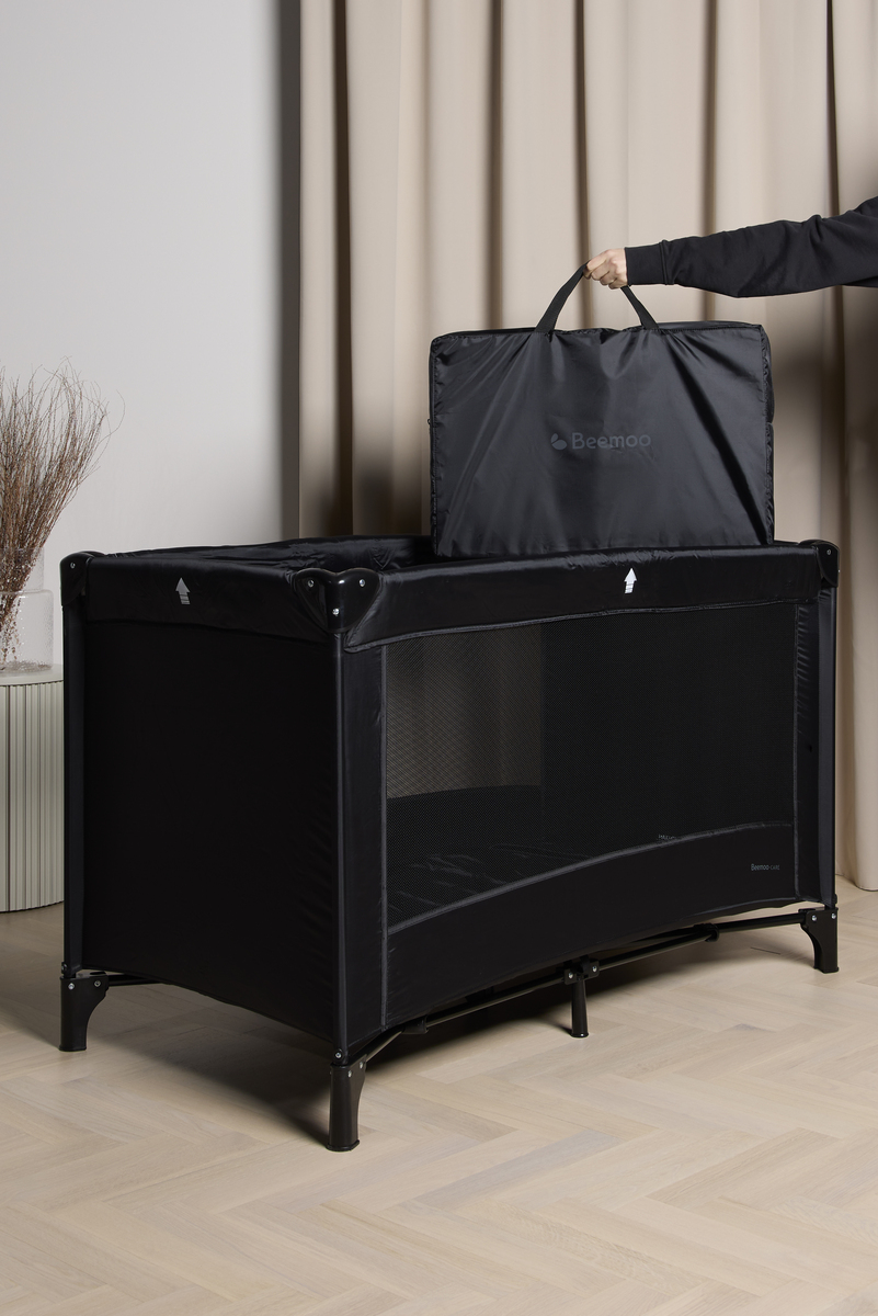 Kjøp Beemoo CARE Reiseseng Inkl. Madrass, Black